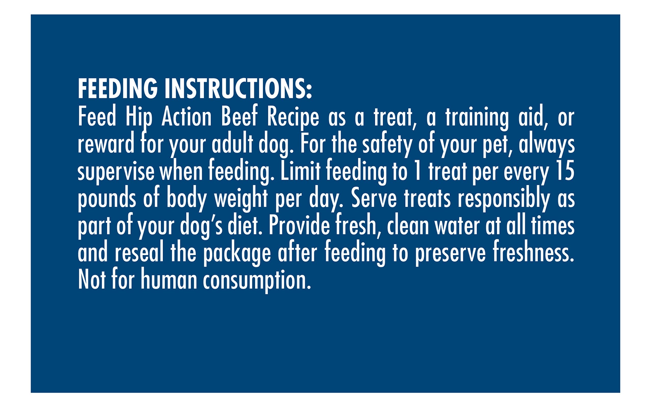 Zuke's Hip Action Hip & Joint Natural Dog Treats Crafted in The USA 16 Ounce (Pack of 4)