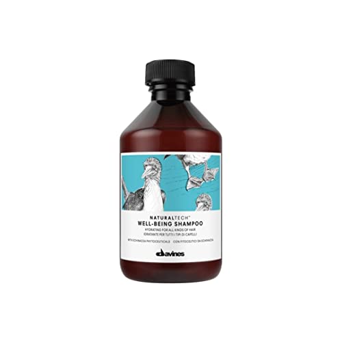 Davines Naturaltech WELLBEING Shampoo, Light And Gentle Cleansing To Moisturize, Protect and Enrich Without Changing Hair's Structure, 8.45 fl. oz.