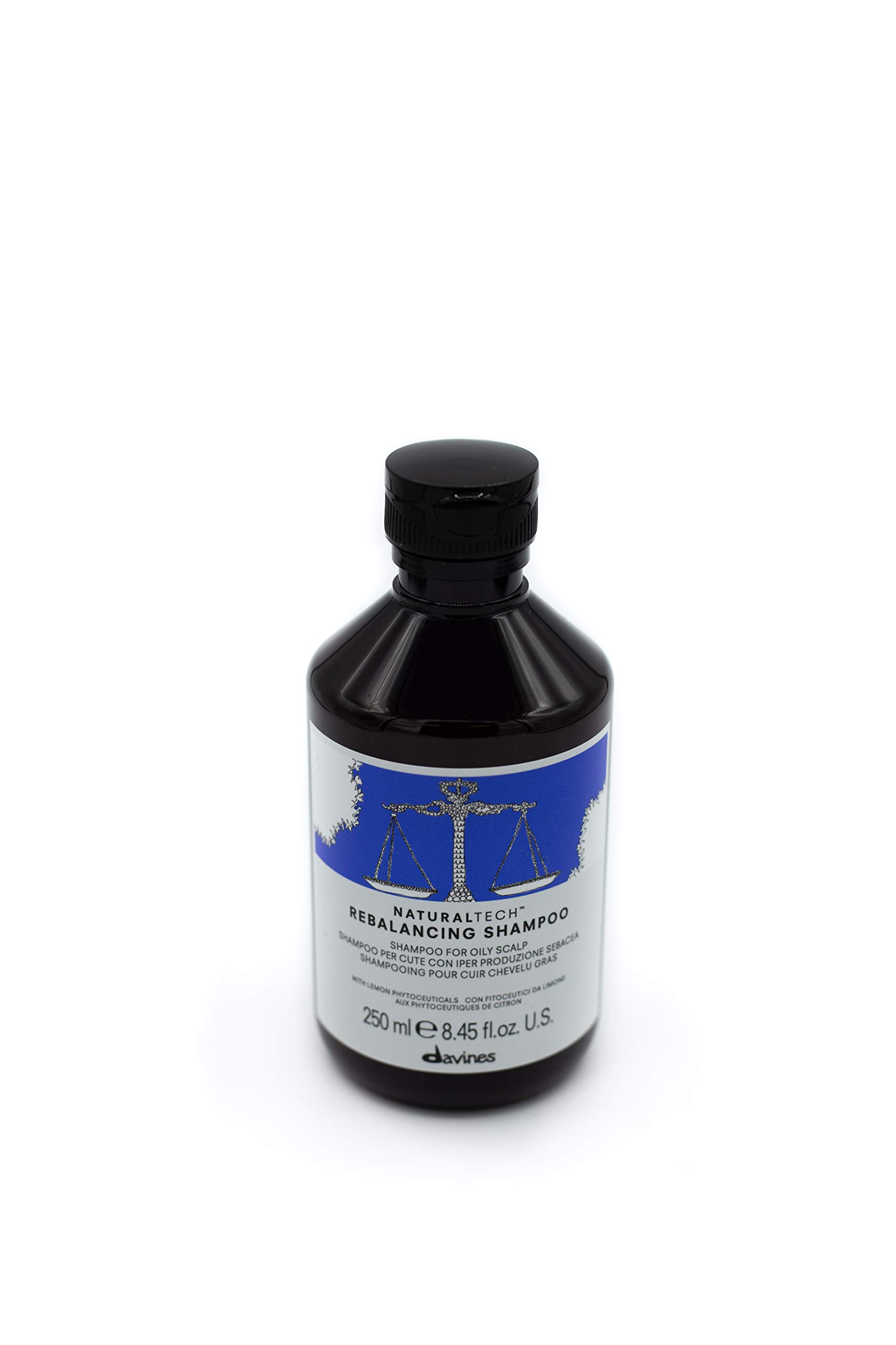 Davines Naturaltech REBALANCING Shampoo, Gently Cleanse The Scalp While Assisting With Excess Sebum Production, Add Shine, 8.45 fl oz