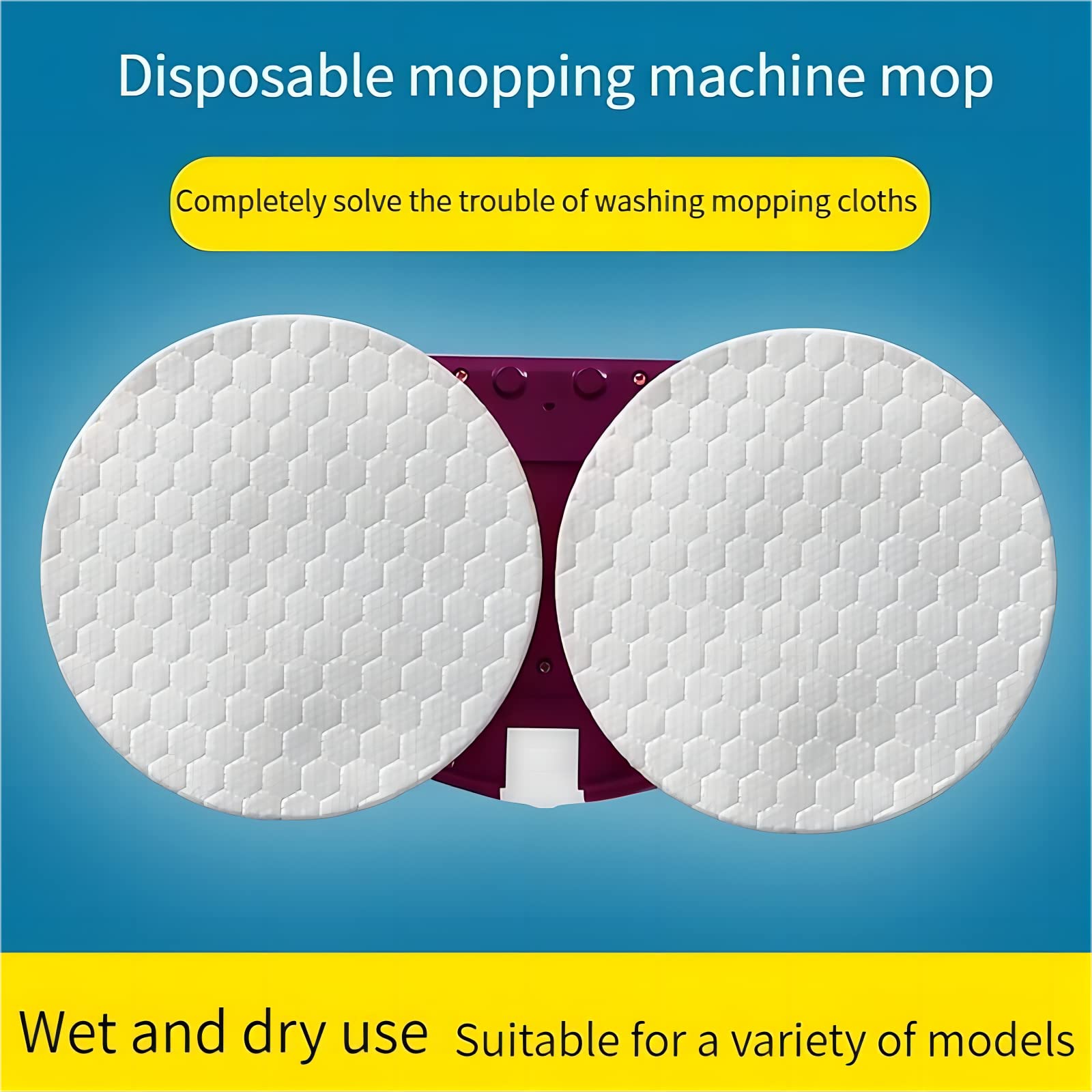 Szxtdzsw Compatible with Samsung Bespoke Jet 90/75 / 70 Pet Cordless Vacuum Cleaner,20 Pack -Spraying Rotary Brush Vacuum Mopping Dry Paper Towels,White,2 Mop Pads.