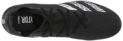 adidas Predator Freak .3 Firm Ground Soccer Shoe (mens) Black/White/Black 9.5