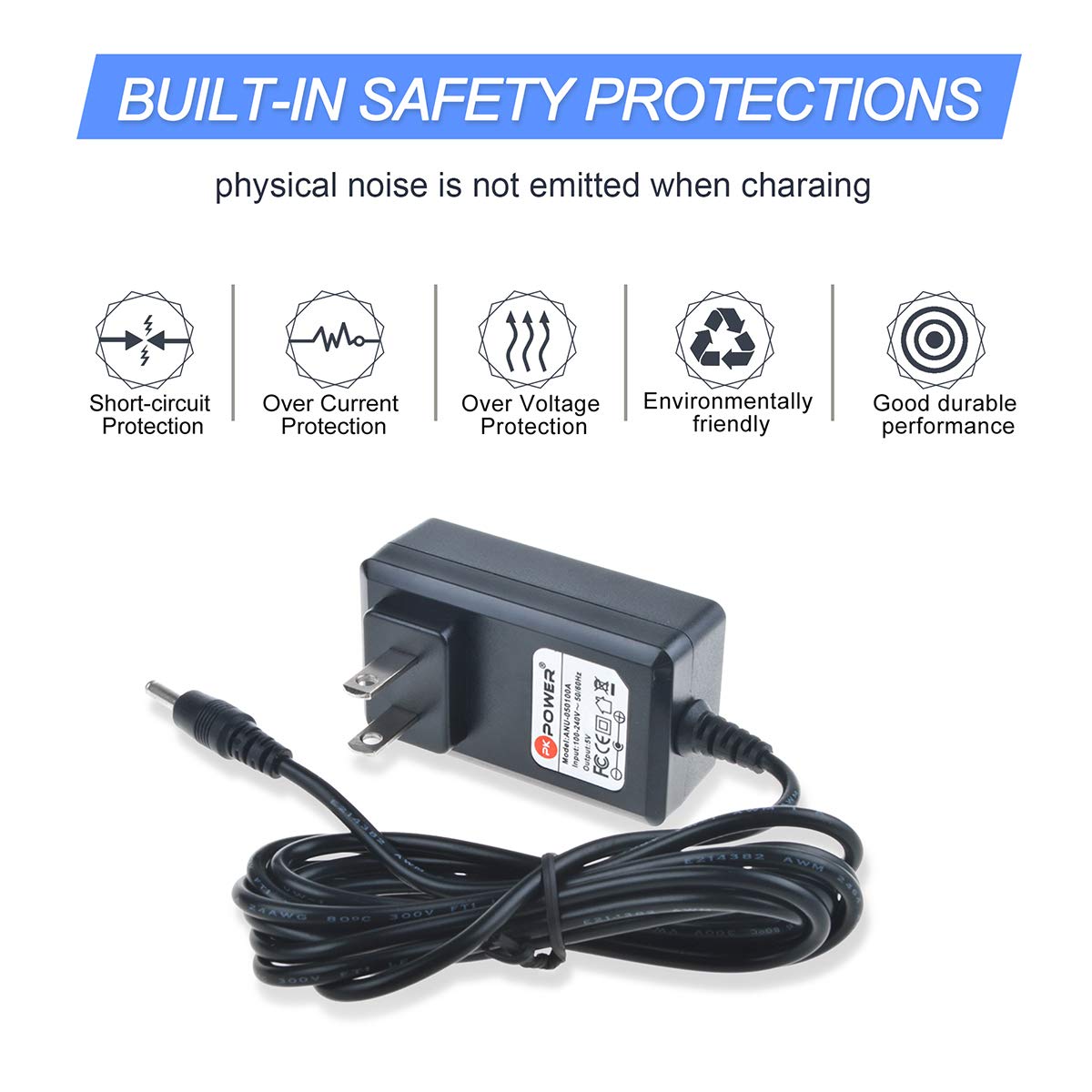 PK Power AC Adapter Charger Compatible with 6v 1a Mettler Toledo BTA231-690U Power Supply Charger