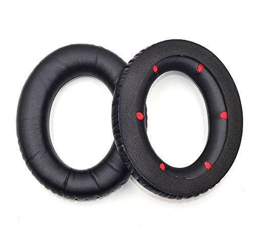 Revolver S Ear Pads - Replacement Ear Cushion Foam Pillow Parts Cover Compatible with Kingston HyperX Cloud Revolver Gaming Headset HX-HSCR-BK/NA,Ear Pads with Softer Leather, Noise Isolation Foam