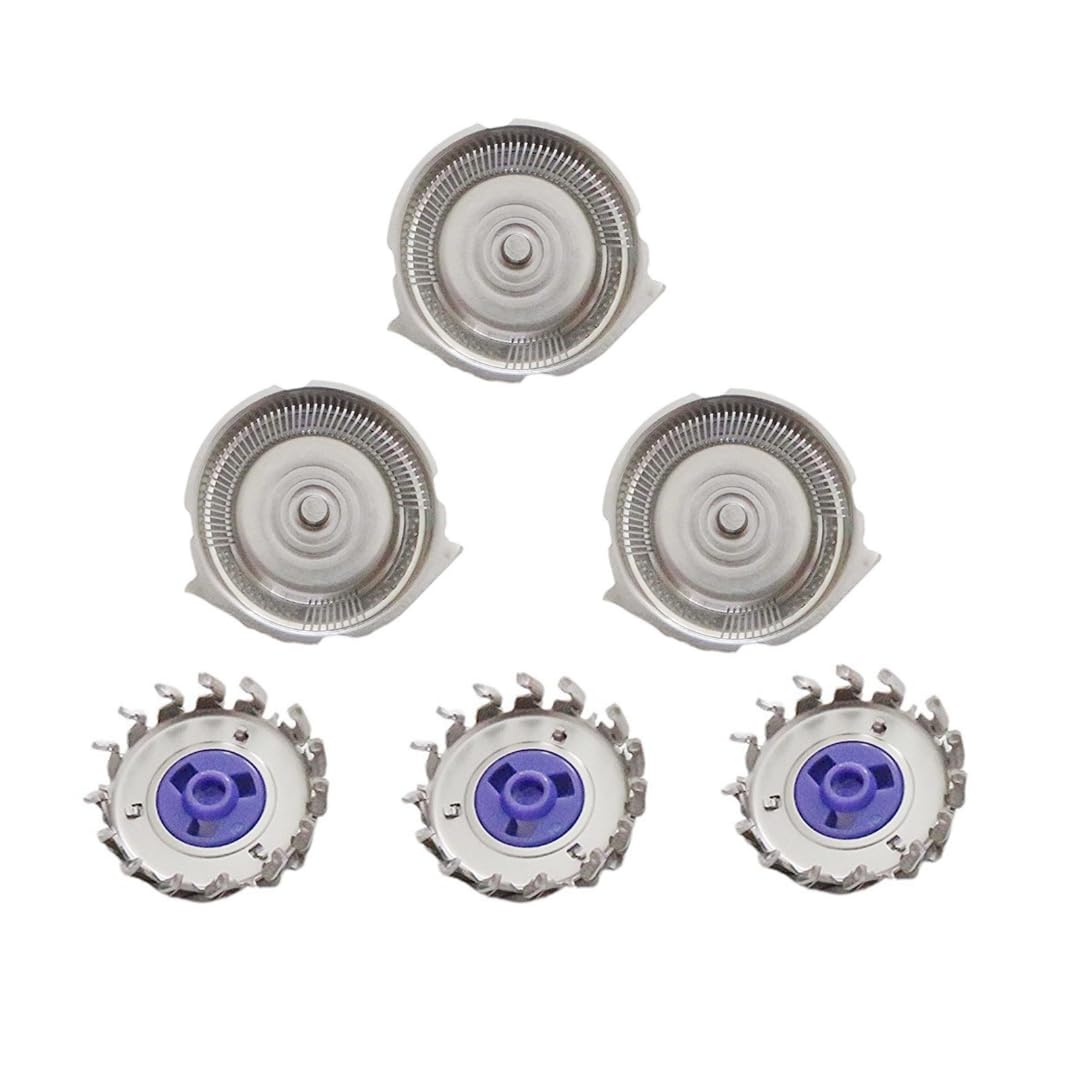 Generic Replacement Heads fit Norelco Philips HQ6 Quadra Action Shavers