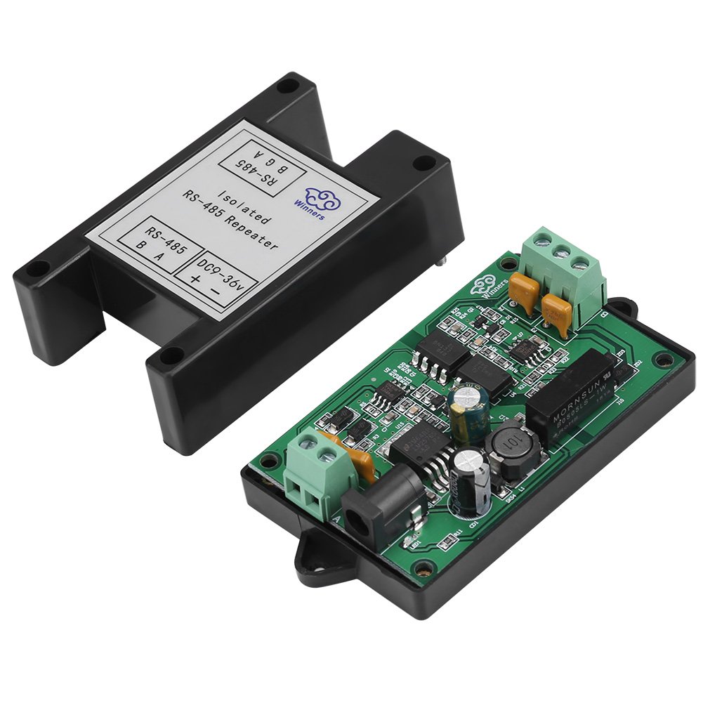 Industrial Grade Photoelectric Isolation RS485 Repeater DC DC Isolated Power Module Amplifier Converter for Attendance Machine, IC Card Charging System