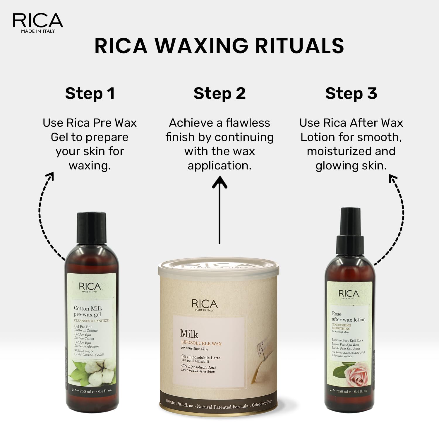 Rica Milk Wax - 800 ML