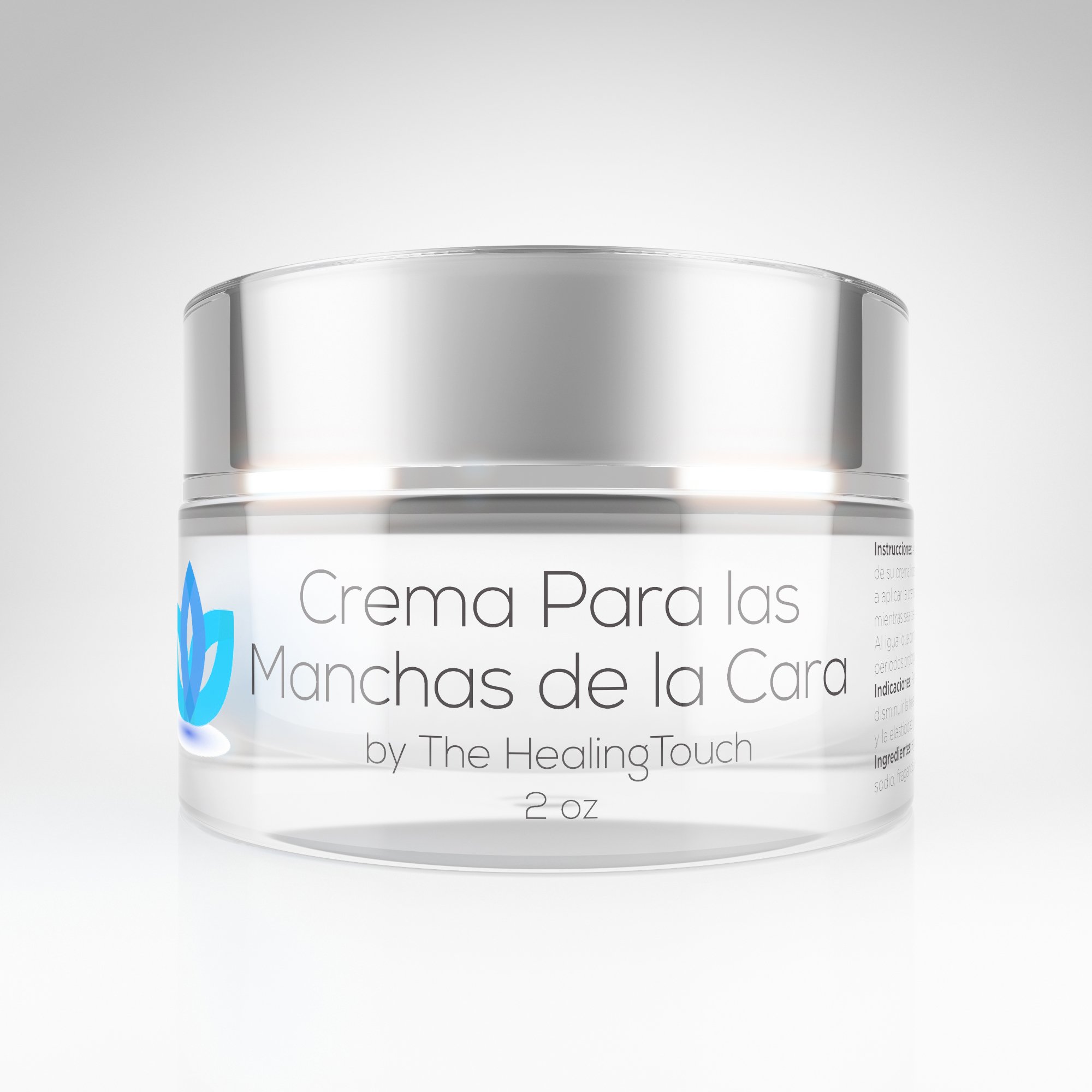 Healing Touch Crema: Elimina Manchas Obscuras, Acne, Sol, Edad y Arrugas - Humectante Facial Antiarrugas (2 oz)