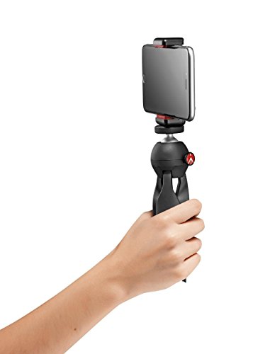 Manfrotto Stand for Universal Cell Phone, with A Bonus ZAYKiR Adapter, Rotates Vertical and Horizontal