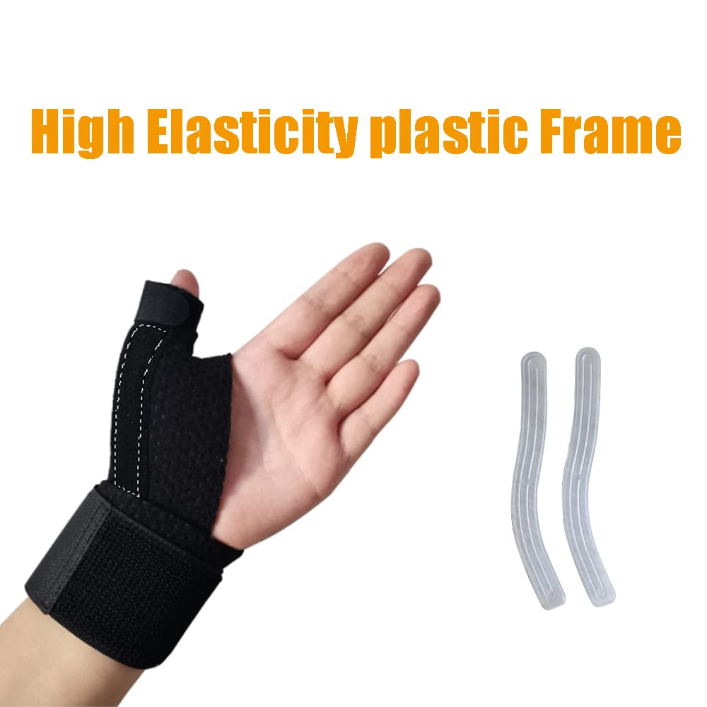 AMABAZR Thumb & Wrist Stabilizer splint for BlackBerry Thumb, Trigger Finger, Pain Relief, Arthritis, Tendonitis, Sprained,Carpal Tunnel,Stable,Lightweight and Breathable Right/Left