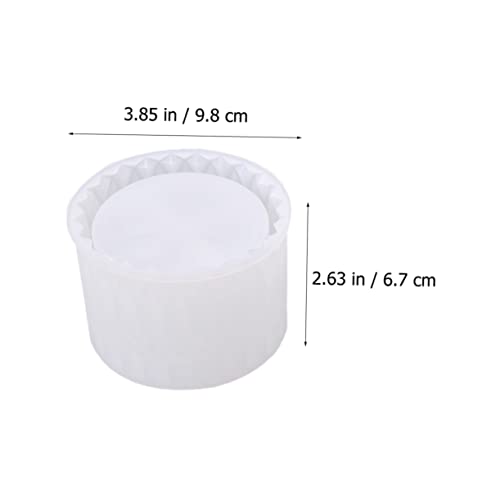 Beavorty 2 Pcs Jar Silicone Mold Small Containers Silicone Planter Mold Tray Mold Containers with Lids Trinket Tray Resin Candy Jar Molds Silicone DIY Mold Cosmetics Container Making Tool
