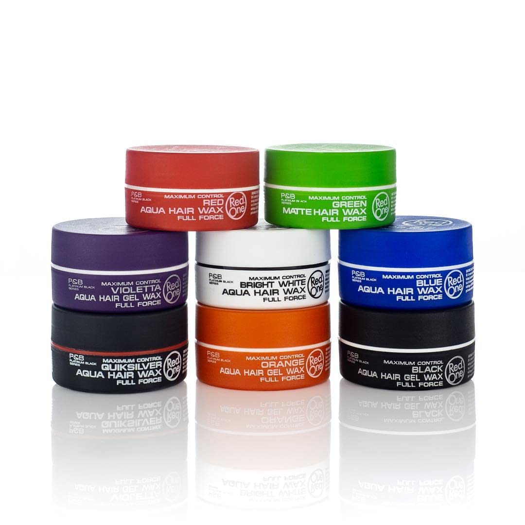 Red One Aqua Hair Wax 150ml Black
