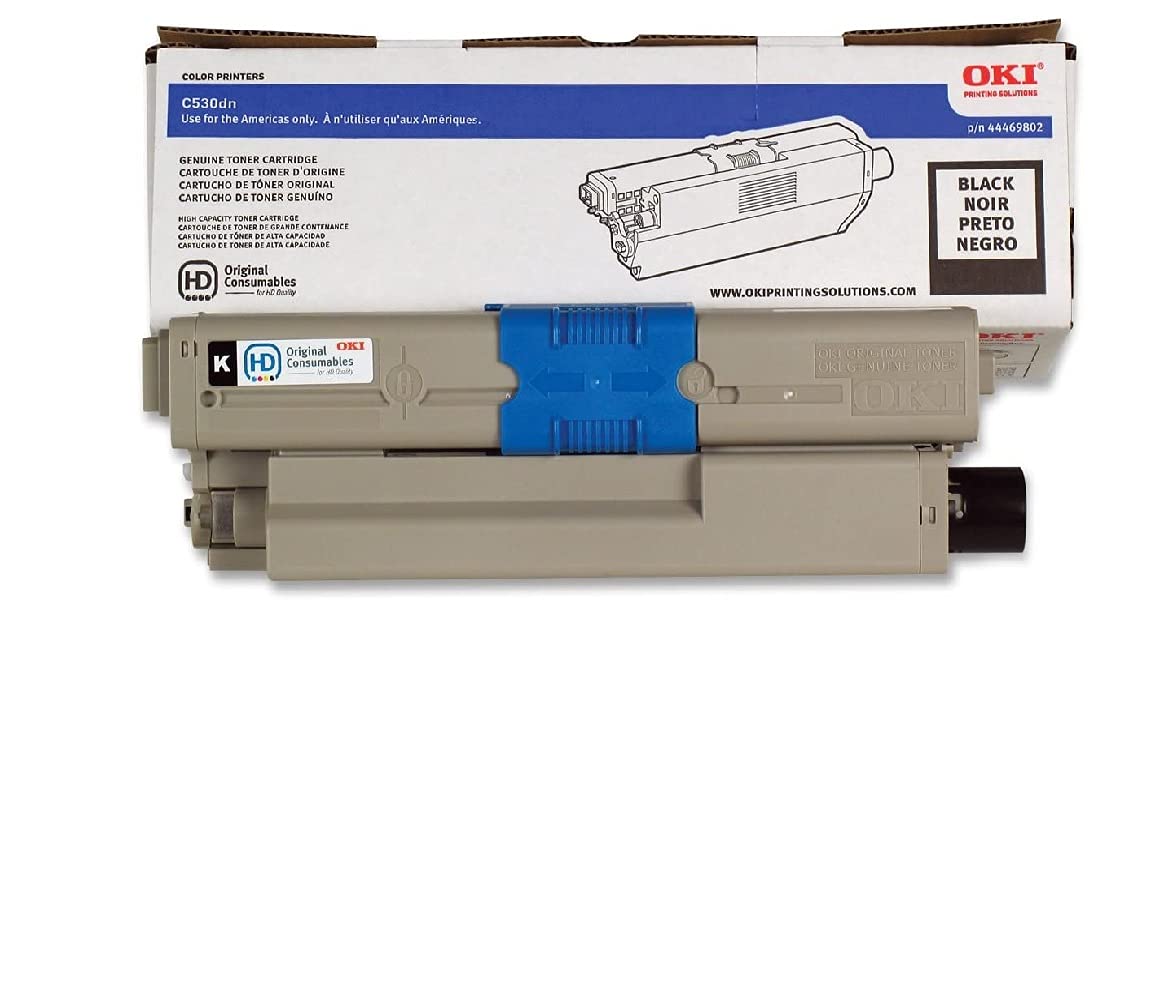 Genuine OEM brand name Okidata Black Toner Type C17 C510DN/C530DN/MC561 (5K Yield) 44469802 by Oki Data