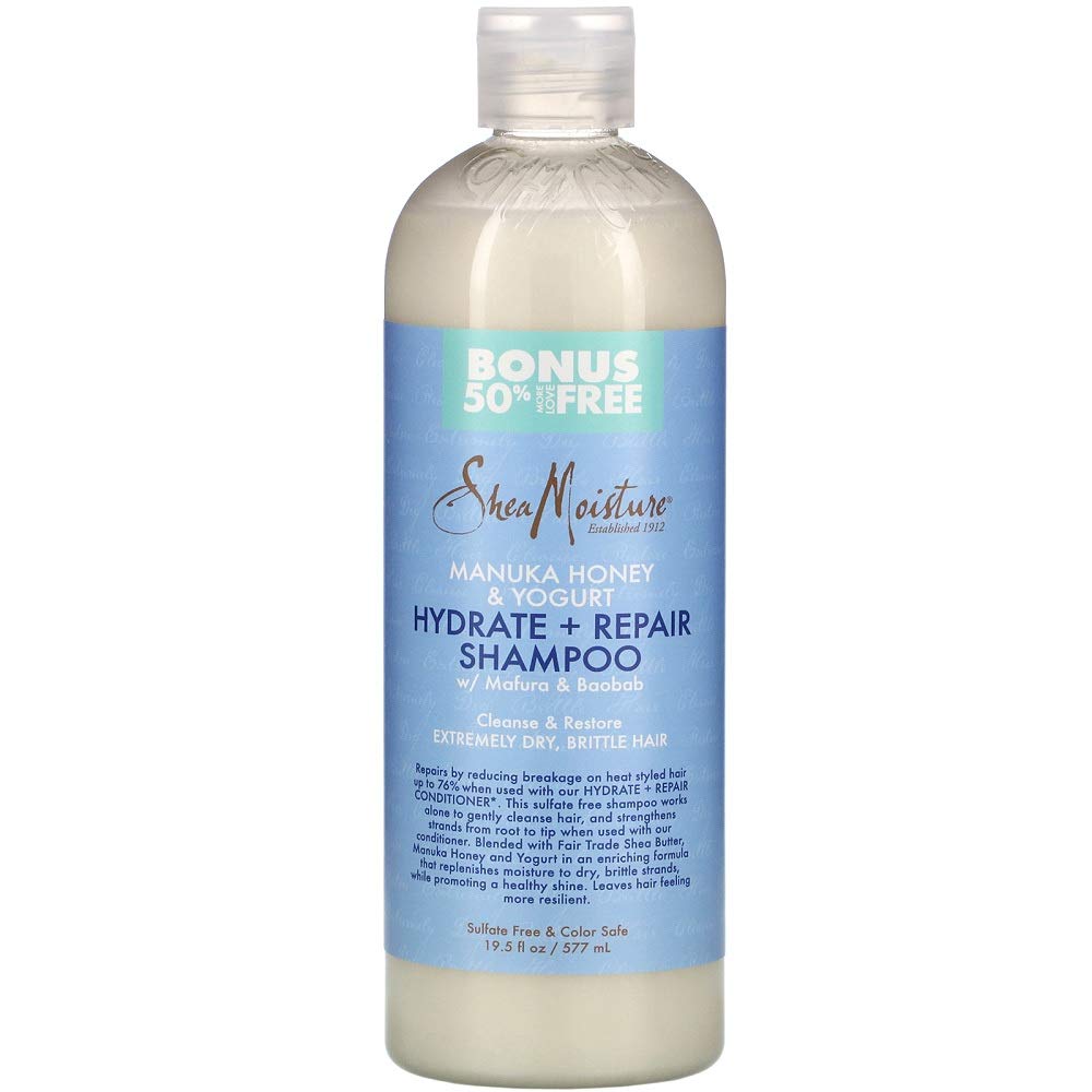 SheaMoisture Manuka Honey & Yogurt Shampoo 19.8 Ounce (586ml)