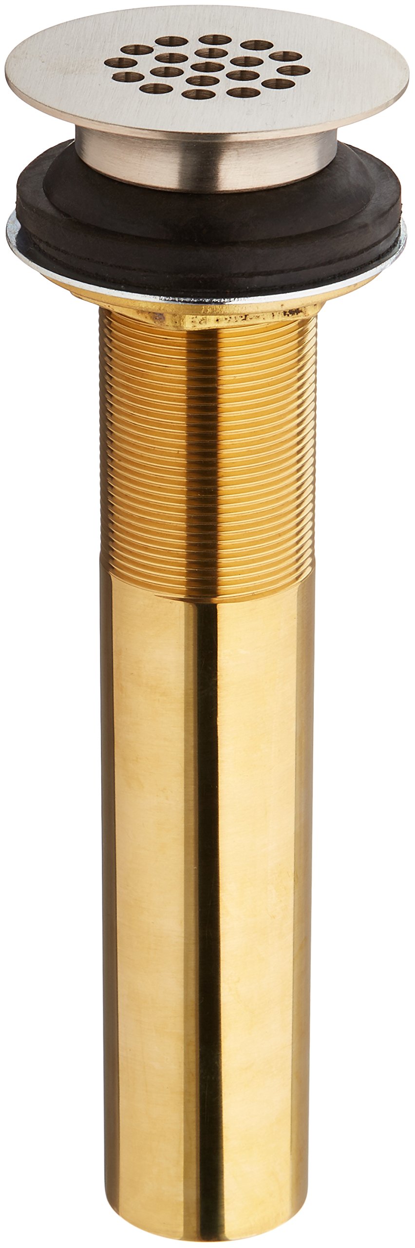 Brasstech 3211/15S Grid Drain Less Overflow, Satin Nickel