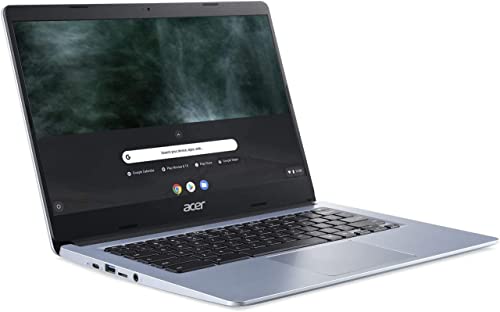 acer Chromebook 314, 14" HD (1366x768) Touch Laptop, Intel Celeron N4000 Processor up to 1.10 GHz, 4GB DDR4 RAM, 64GB SSD, Webcam, Bluetooth, WiFi, Chrome OS, Silver, EAT Mouse Pad