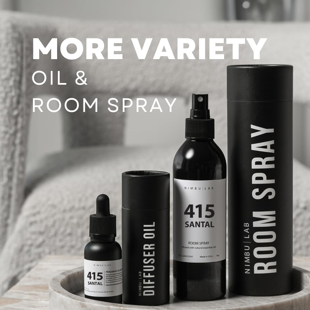 415 Santal The Luxurious Aroma of Santal and Sandalwood Essential Oil Blend for Home Diffusers - Indulge in The Exquisite Aroma and Elevate Your Diffuser Experience (1.0 Oz/30 Ml) - Nimbu Lab