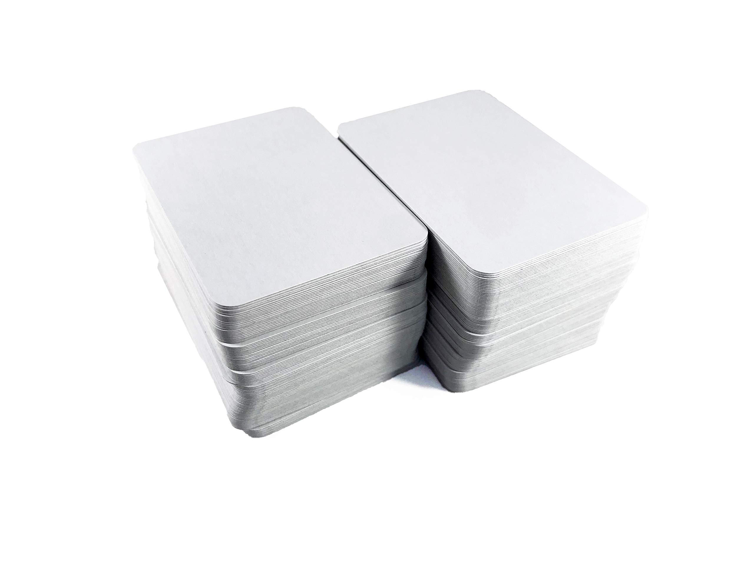 Apostrophe Games Miniature Blank Playing Cards (Matte Finish) 200 Blank Cards, 2.68" x 1.75", Half Size Poker Cards, Flash Cards, Board Game Cards