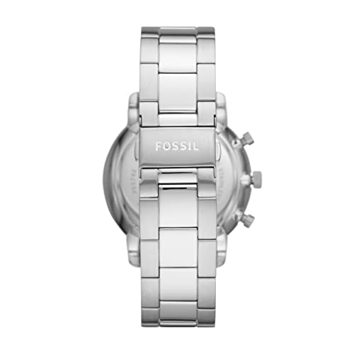 Fossil Men's Neutra Quartz Stainless Steel Chronograph Watch, Color: Silver (Model: FS5792)