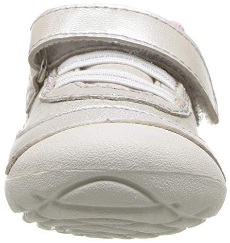 Stride Rite baby girls Soft Motion Jazzy Sneaker, Champagne, 3.5 Infant US