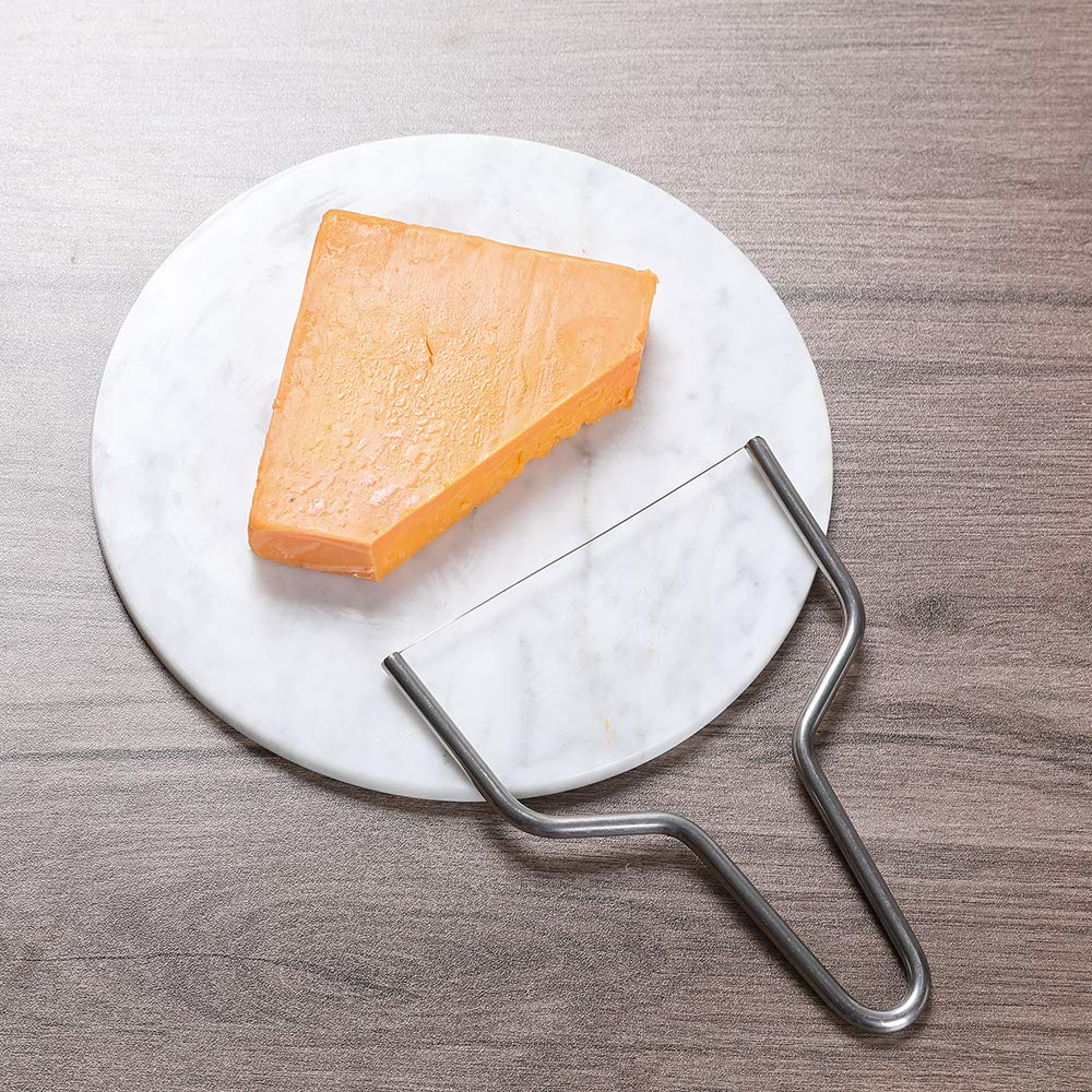 ACKEIVTO Cheese Lyre, Cheese Slicer, Stainless Steel Cheese Slicers with Wire, Handheld Butter Cutter Tools for Soft Hard Block Cheese
