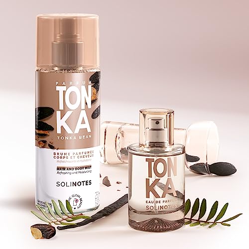 SOLINOTES Tonka Perfume for Women - Eau De Parfum | Delicate Floral and Soothing Scent - Made in France - Vegan - 1.7 fl.oz