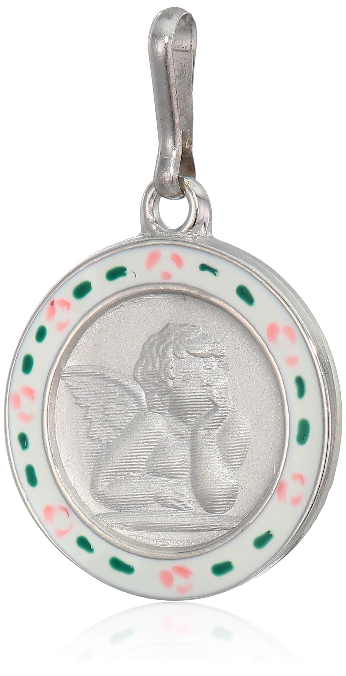 Alex and Ani Women's Floral Cherub Charm Sterling Silver, Expandable