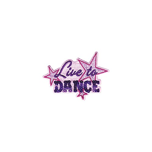 Tervis Live to Dance Made in USA Double Walled Insulated Tumbler Cup Keeps Drinks Cold & Hot, 24oz - Fuchsia Lid, Sequins
