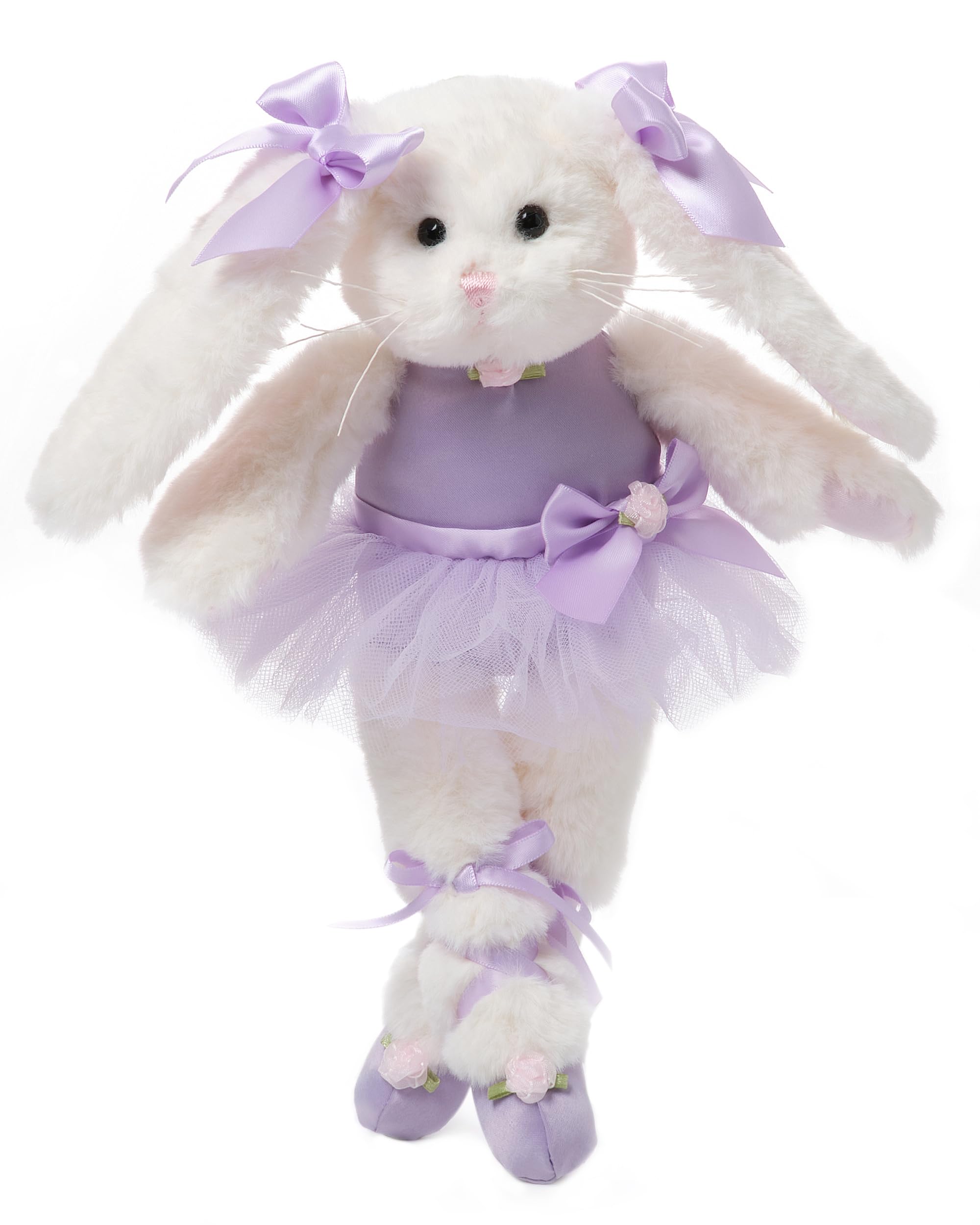 Bearington Collection Juliette Pirouette Plush Stuffed Animal Ballerina Frog 15"