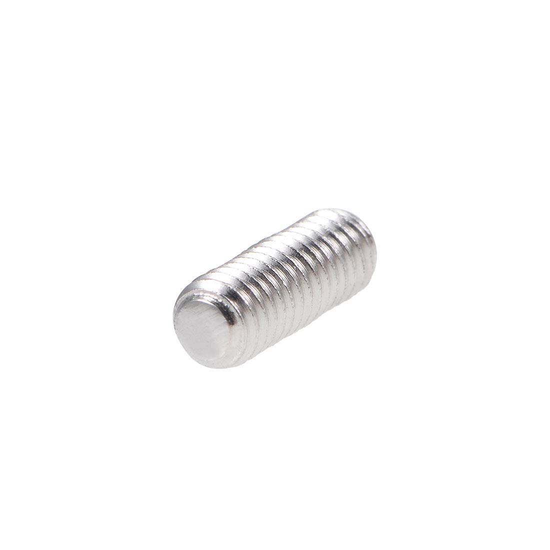 uxcell 50Pcs M3x8mm Internal Hex Socket Set Grub Screws Flat Point 304 Stainless Steel Screw