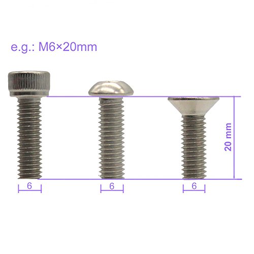 HH FASTENERS M8 x 30mm Pin-in-head Torx Screws, 8-Pieces, Stainless Steel 304, Silver, Right Hand Threads, Metric