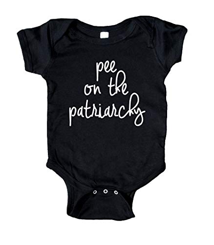 Pee On The Patriarchy Baby Girl Onesie Feminism White