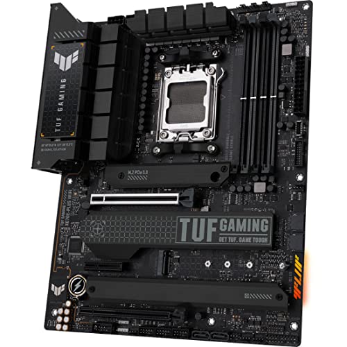 ASUS TUF Gaming X670E-PLUS WiFi 6E Socket AM5 (LGA 1718) Ryzen 7000 ATX Gaming Motherboard(16 Power Stages, PCIe® 5.0, DDR5 Memory, Four M.2 Slots,2.5 Gb LAN,USB 4, Aura RGB Lighting)