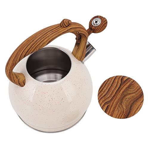 3L Whistling Tea Kettle Ergonomic Handle Rustproof L Steel Whistling Kettle For Gas Stove Induction Cooker 3L Whistling Tea Kettle