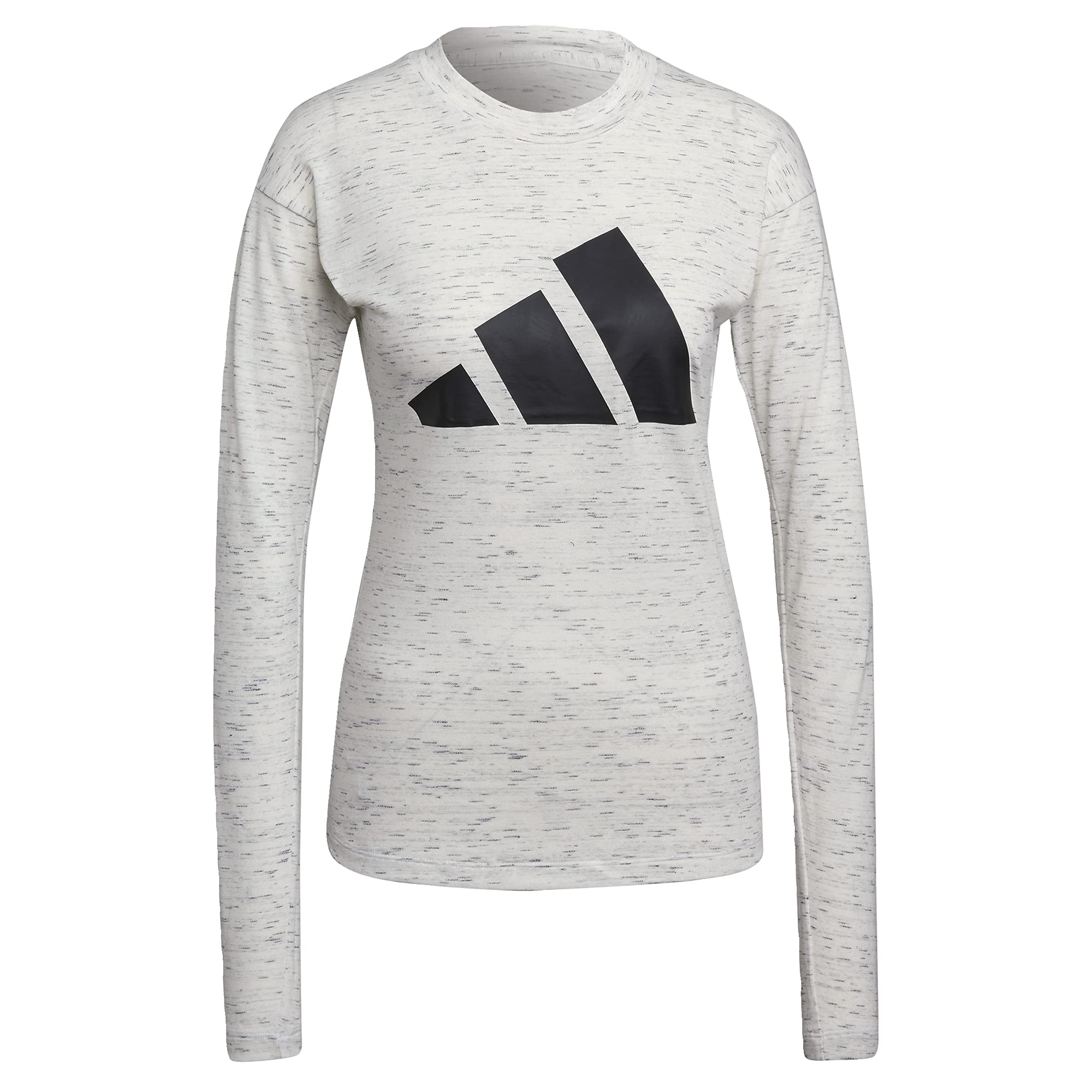 adidas Women's Sportswear Winners 2.0 Long Sleeve, White Melange, XX-Large