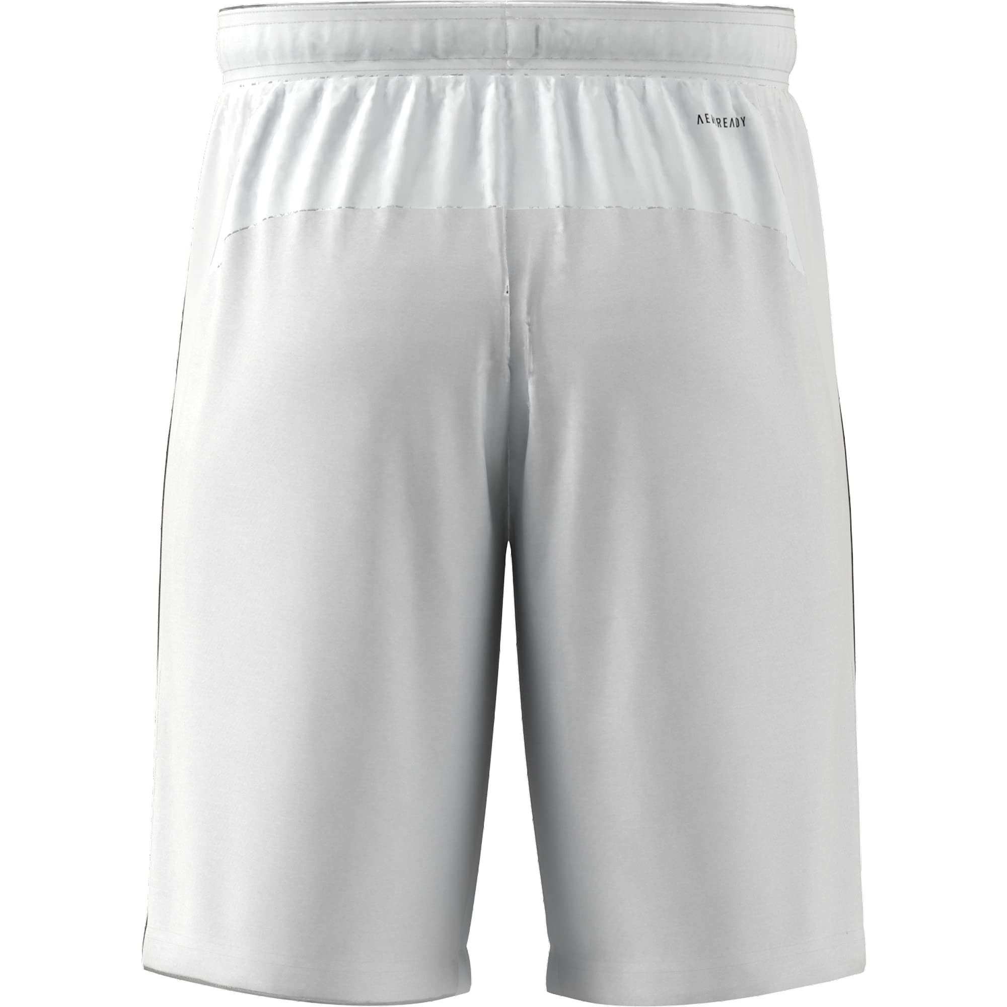adidas mens Designed to Move 3-Stripes Short White/Black Large