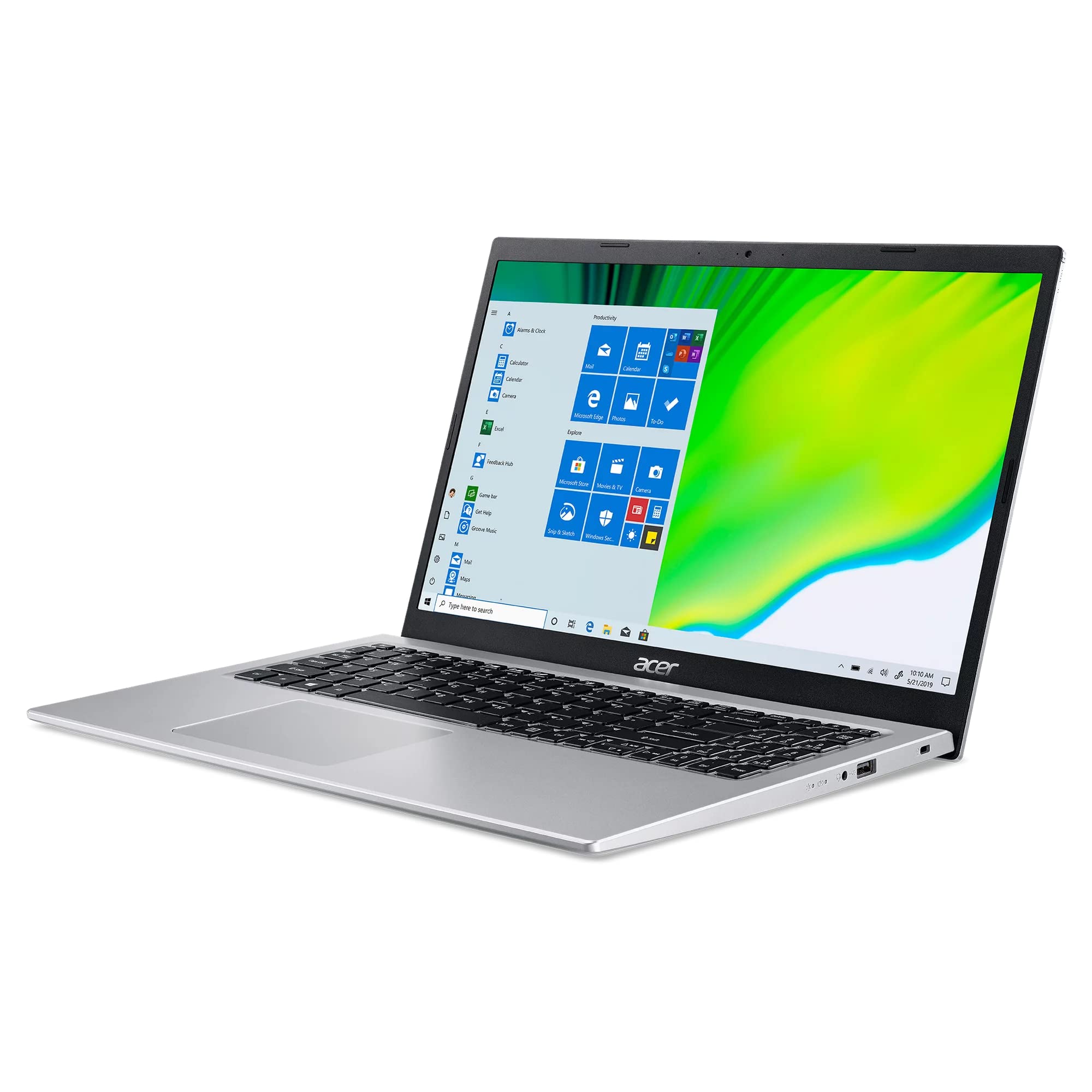 Acer Newest Aspire 5 Laptop -15.6" FHD IPS - 11th Intel i7-1165G7 - Iris Xe Graphics - 36GB DDR4-2TB SSD - WiFi 6 - Backlit Keyboard - Numpad - RJ-45 - Windows 11 Home w/RATZK 32GB USB
