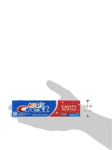 Crest Kid's Crest, Fluoride Anticavity Toothpaste, Sparkle Fun Flavor, 4.6-Ounce Tube