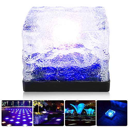 Aqur2020 LED Buried Lamp, Garden Blue Light Buried Lamp, Fashionable for Park Landscape Courtyard Home