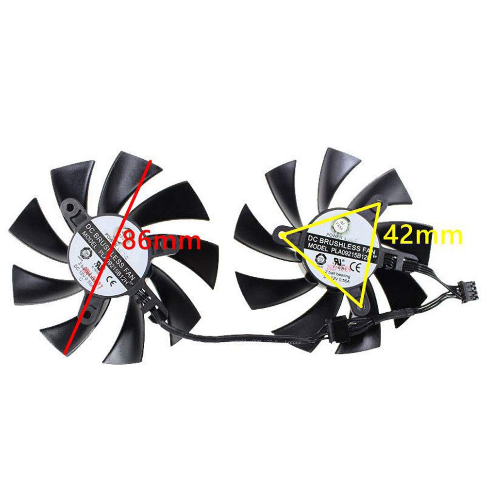 86mm PLA09215B12H 12V 0.55A 4Pin Cooler Fan Replacement for EVGA GeForce GTX 760 770 780 780Ti Graphics Video Card Cooling Fan