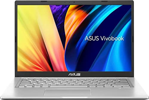 ASUS Vivobook 14" HD LED Laptop Computer, 11th Gen Intel Core i3-1115G4, 12GB Memory, 128GB SSD, Intel UHD Graphics, Camera, Windows 11 Home, Silver + Accessories