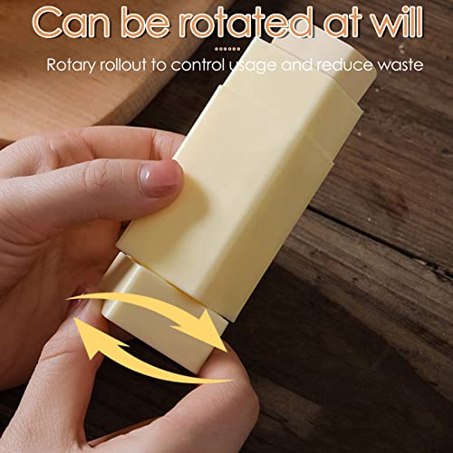 Butter Spreader,Butter Stick Holder Butter Spreader Dispenser with Cover, Corn Butter Spreader Plastic Butter Dish Keeper Container Butter Spreading Tool for Corn Pancakes Waffles Bagels Toast