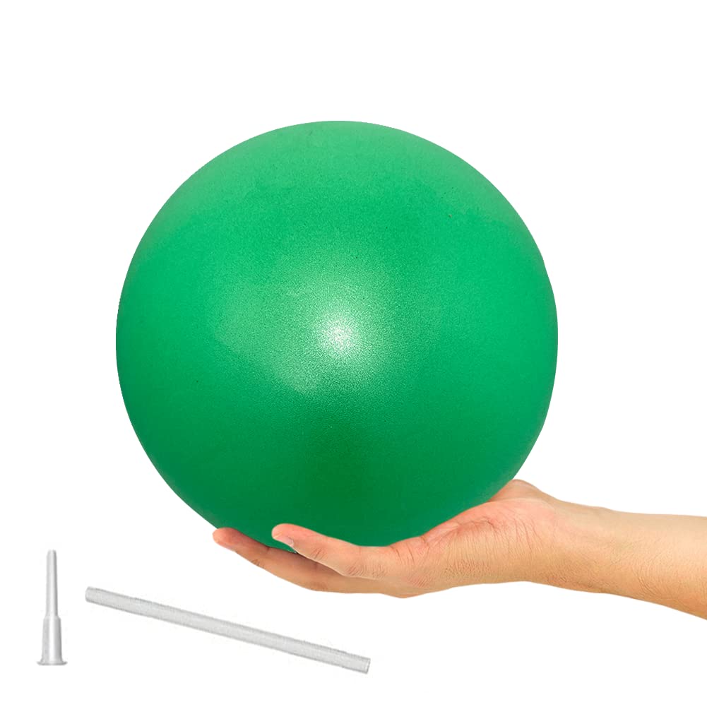 9 Inch Exercise Pilates Ball Mini Exercise Barre Ball for Yoga,Stability Exercise Training Gym Anti Burst and Slip Resistant Balls Physical Therapy Improves Balance, Core Strength, Back Pain Posture