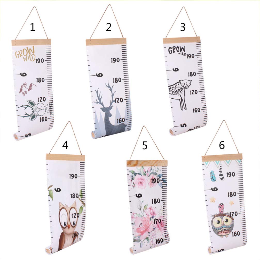 STOBOK Baby Growth Chart, Deer Height Measurement Ruler Wall Decoration for Kids Nursery Room1