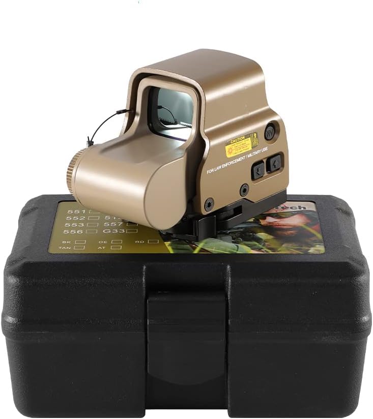 558 Holographic red and Green dot Metal Sight with Quick Release 20mm Rail(Tan
