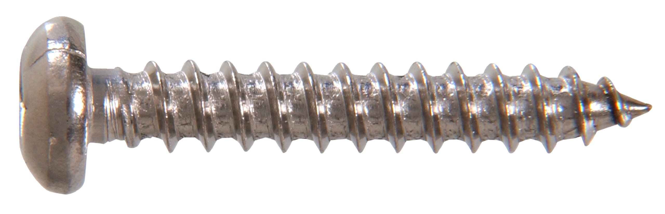 Hillman 70913 10 X 1-Inch Stainless Steel Pan Head Square Drive Sheet Metal Screw, 100-Pack