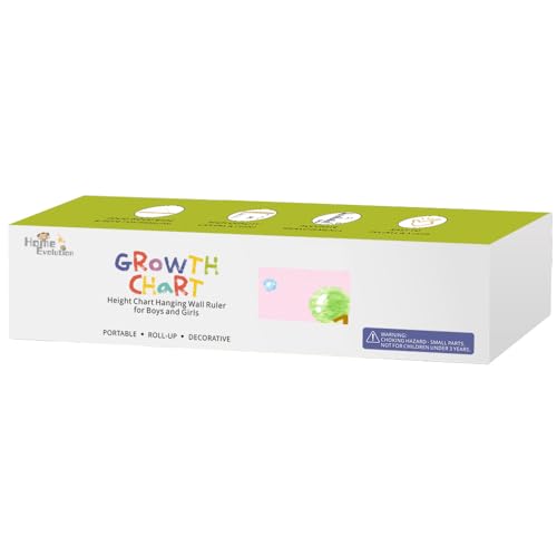HomeEvolution Kids Growth Chart Height Measuring Chart, Unicorn Canvas Wall Hanging Rulers for Baby Children Girls Bedroom Decor…