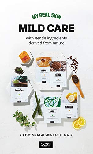 Green Grade Cupra Facial Sheet Masks(16 combo) Variety Pack Featuring 16 Different Hydrating Full Face Masks