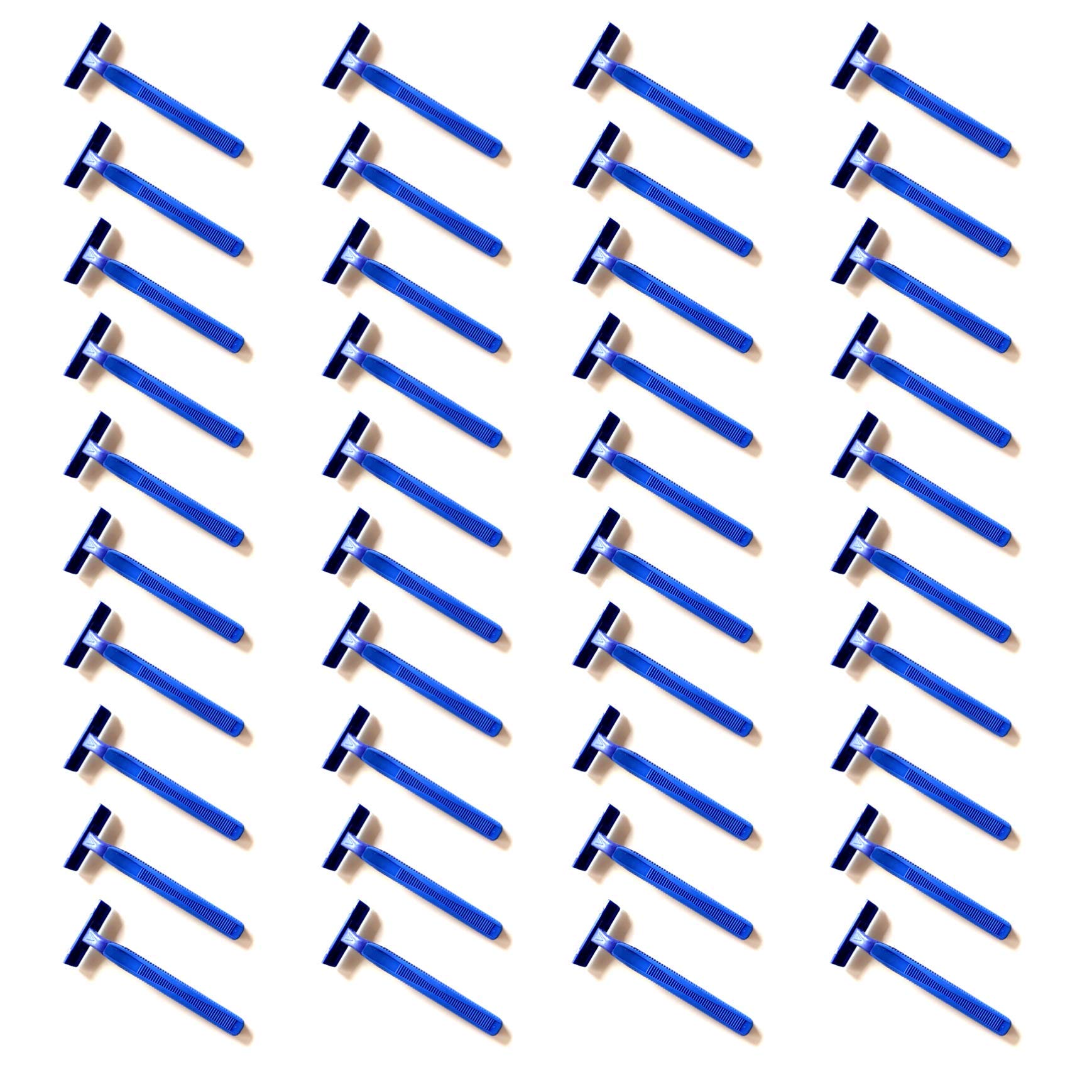 40 Twin Blade Premium Disposable Razors in Bulk - Medical Professional or Home Use