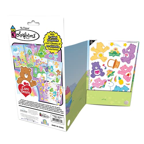 Colorforms Travel Play Set - Care Bears - The Classic Picture Toy That Sticks Like Magic - for Ages 3+