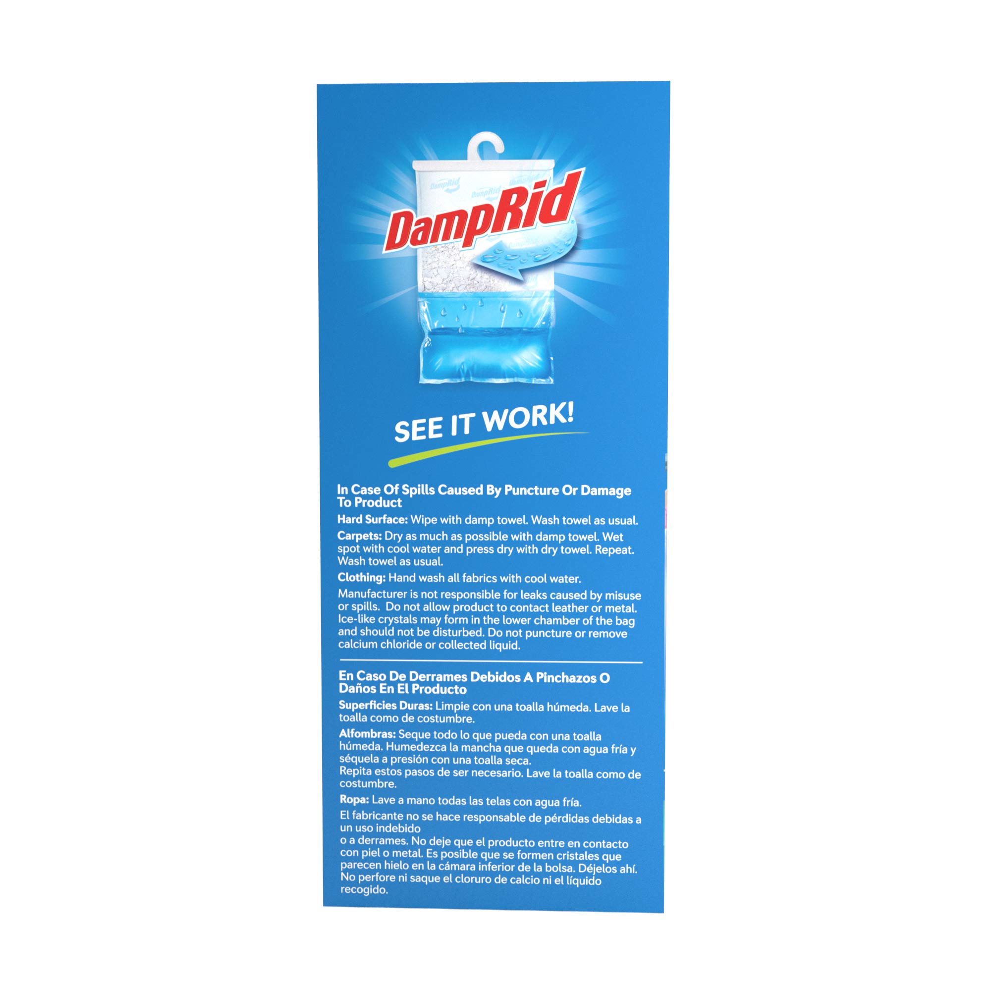 DampRid Hanging Bag Moisture Absorber for Closets, Pure Linen, 3 Pack, 16 oz. Each; Traps Excess Moisture for Fresher, Cleaner Air